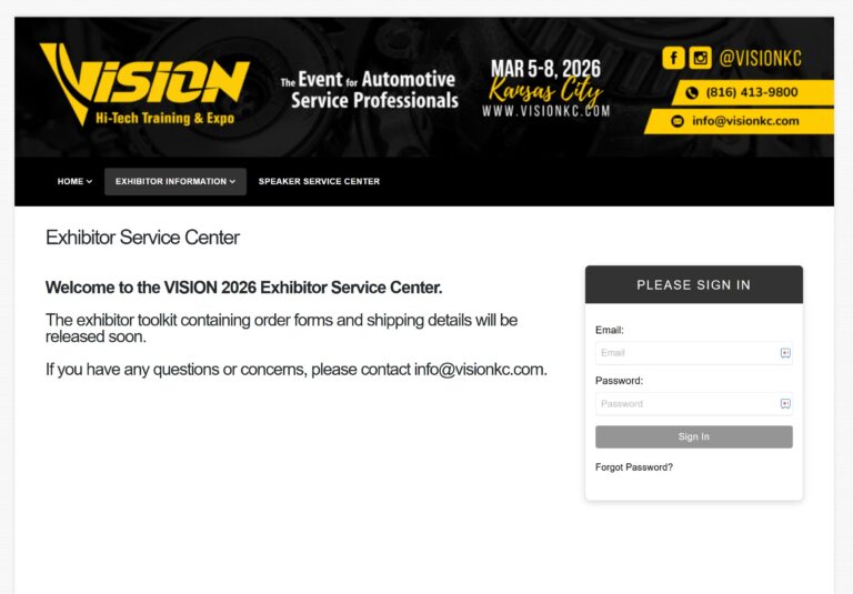 Exhibitor Toolkit | VISION Hi-Tech Training & Expo